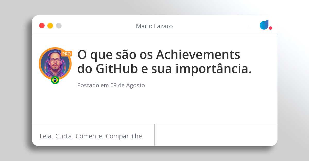 O que são os Achievements do GitHub e sua importância.