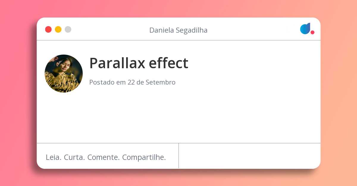 Parallax effect
