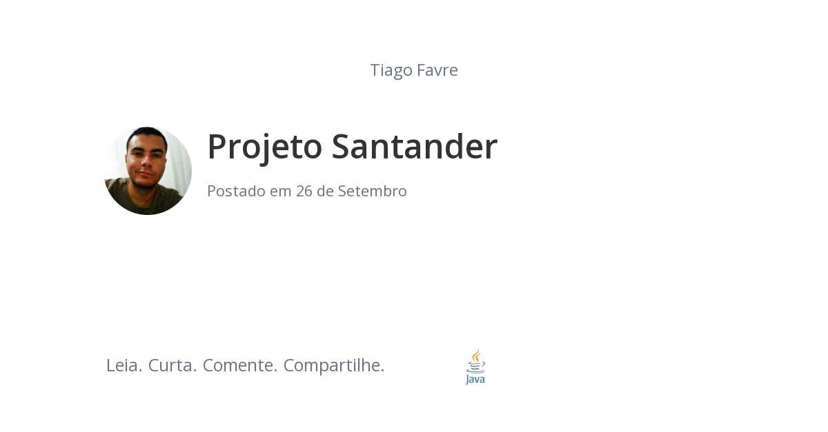 Projeto Santander