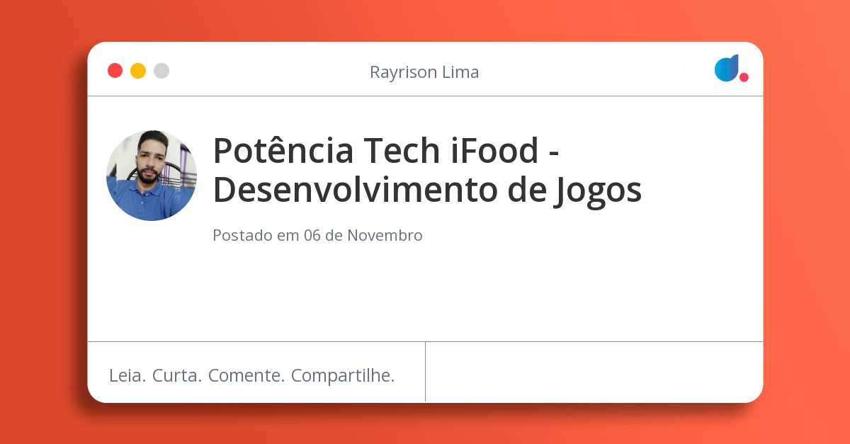 Potência Tech iFood - Desenvolvimento de Jogos