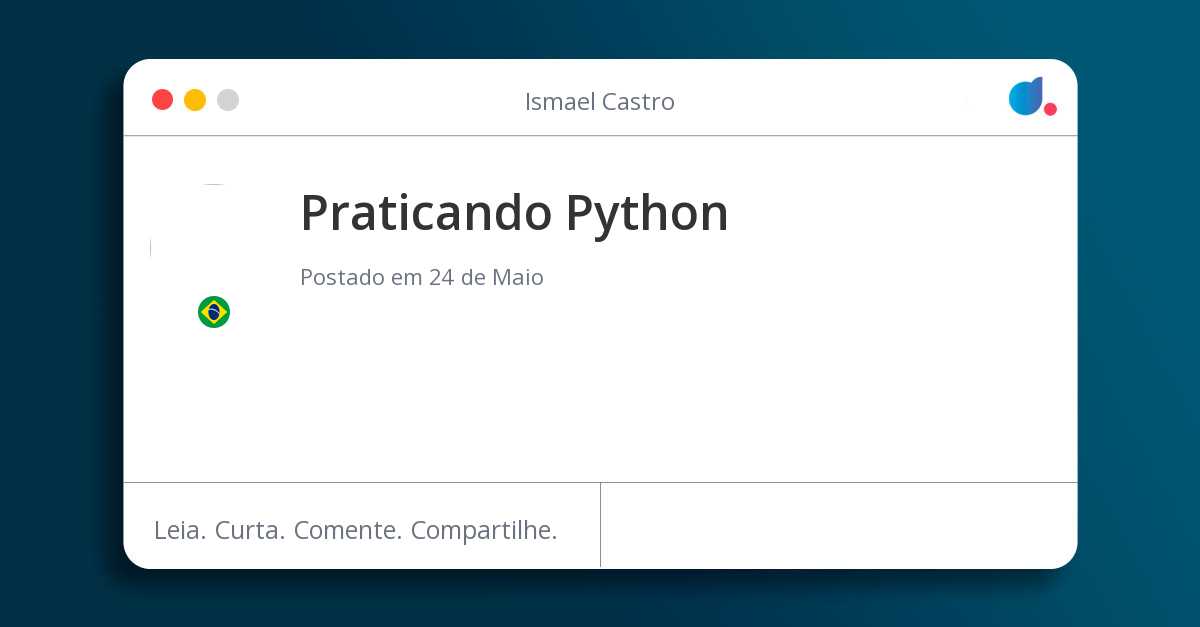 Praticando Python