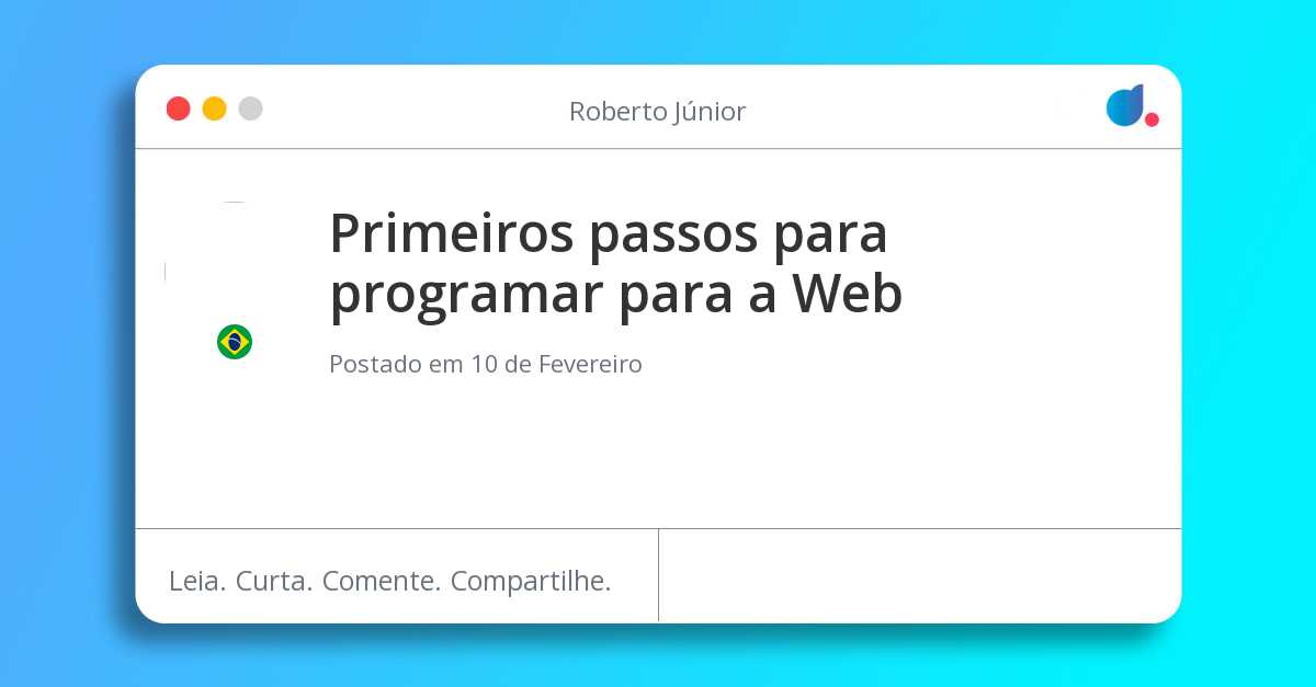 Primeiros passos para programar para a Web