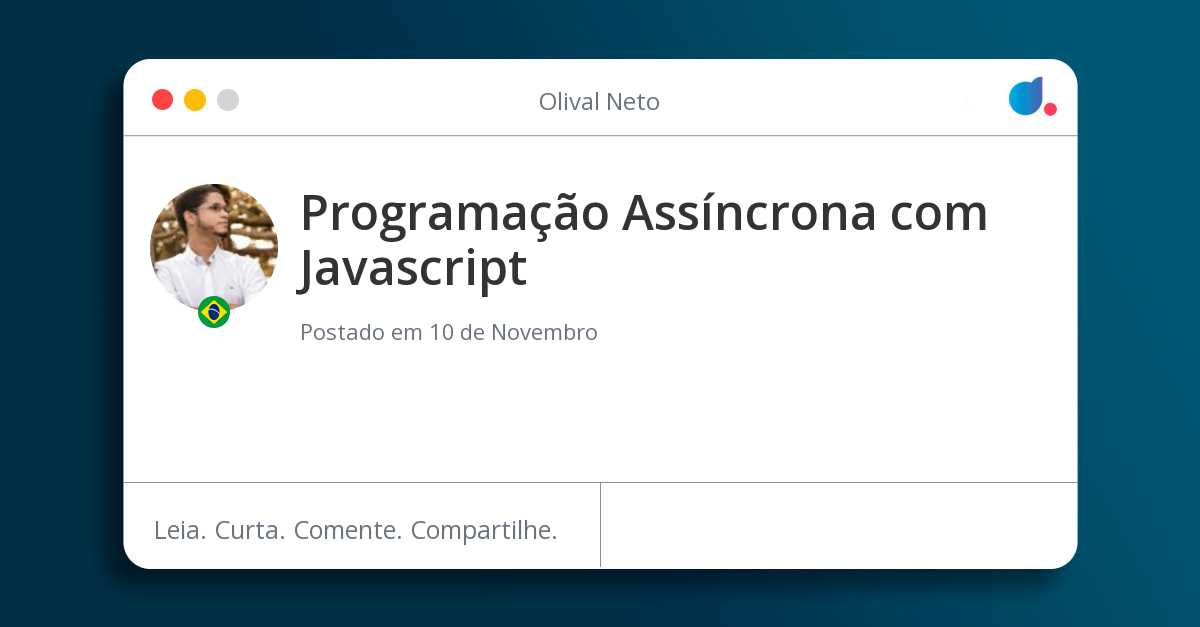 Programação Assíncrona Com Javascript 6840