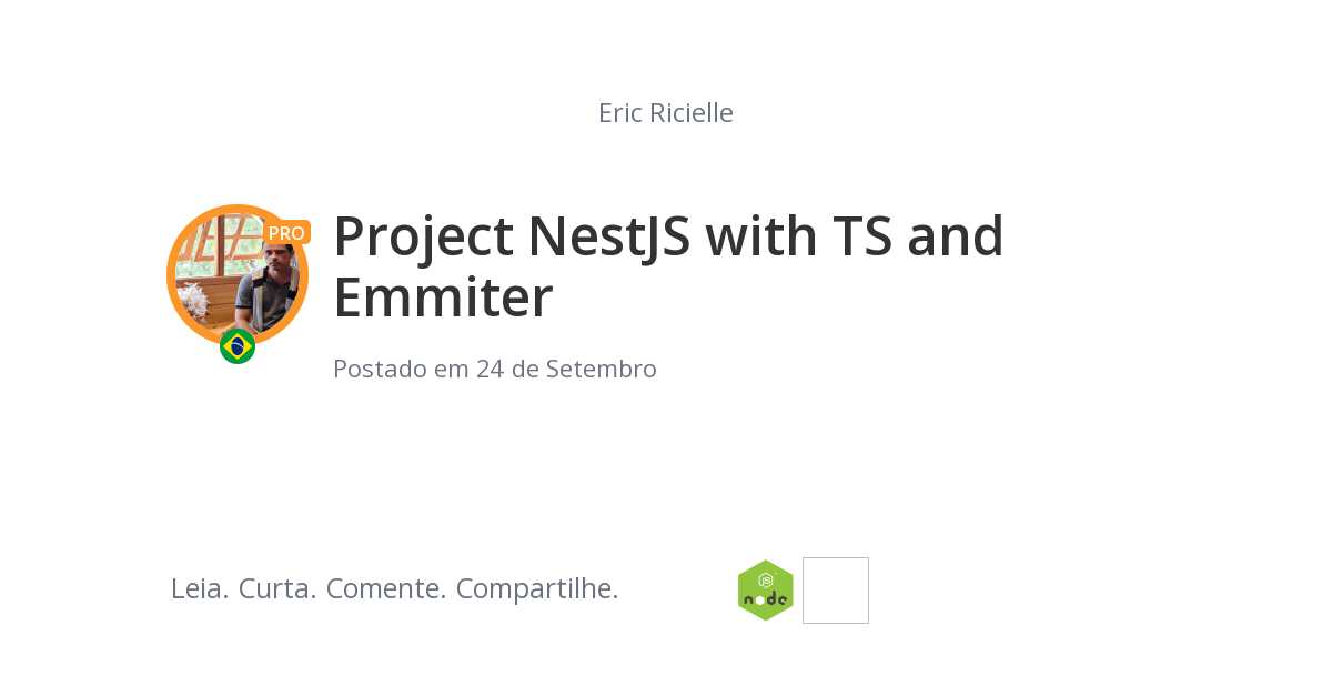 Project Nestjs With Ts And Emmiter
