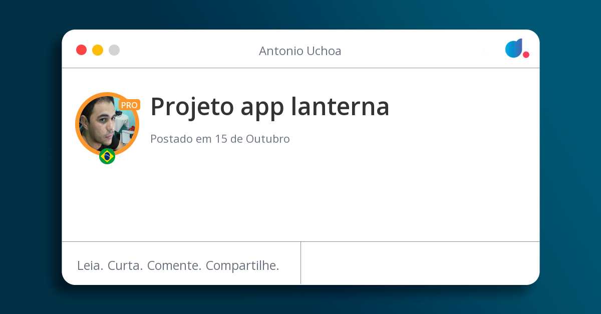 Projeto app lanterna