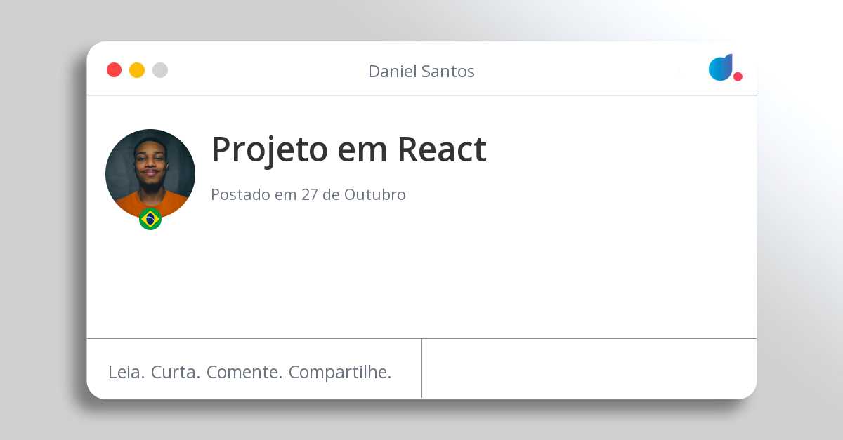 Projeto em React