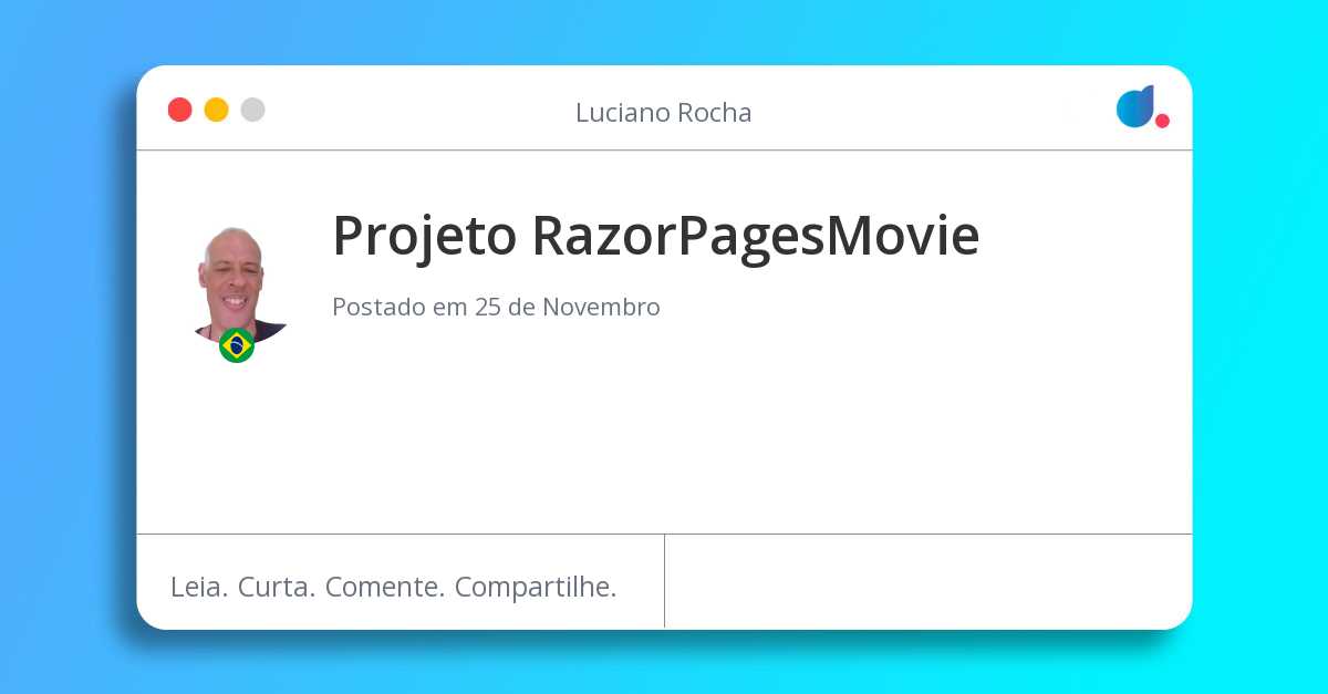 Projeto RazorPagesMovie