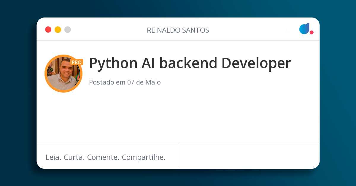 Python Ai Backend Developer