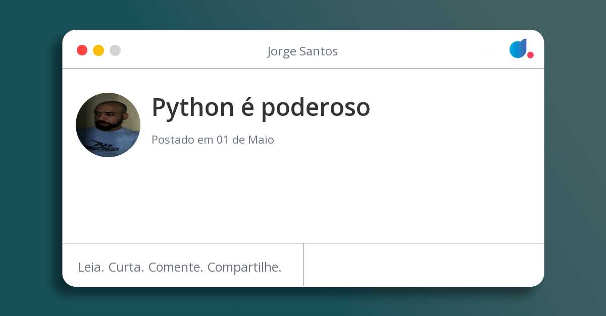 Python é Poderoso
