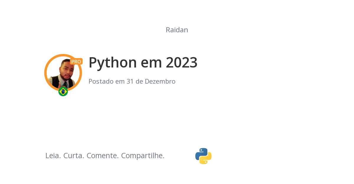 Python em 2023