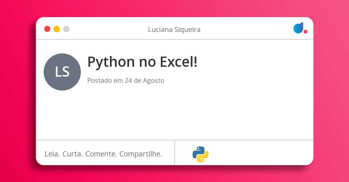 Python no Excel!