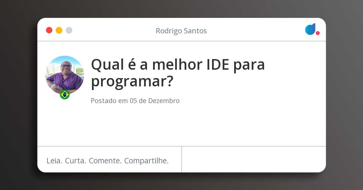 Qual é a melhor IDE para programar?