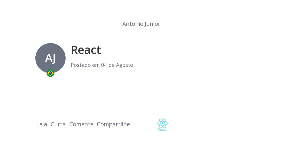 React