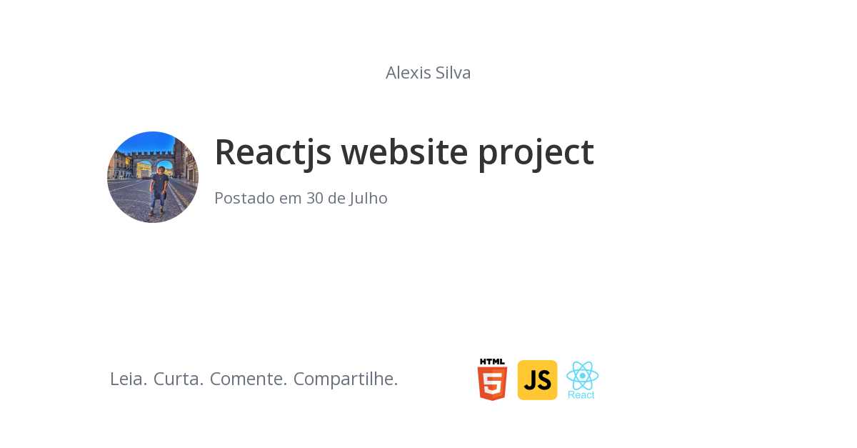Reactjs website project