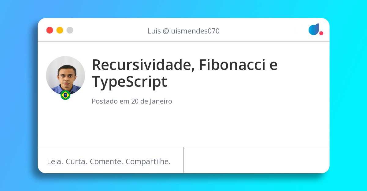 Recursividade Fibonacci E Typescript 2959