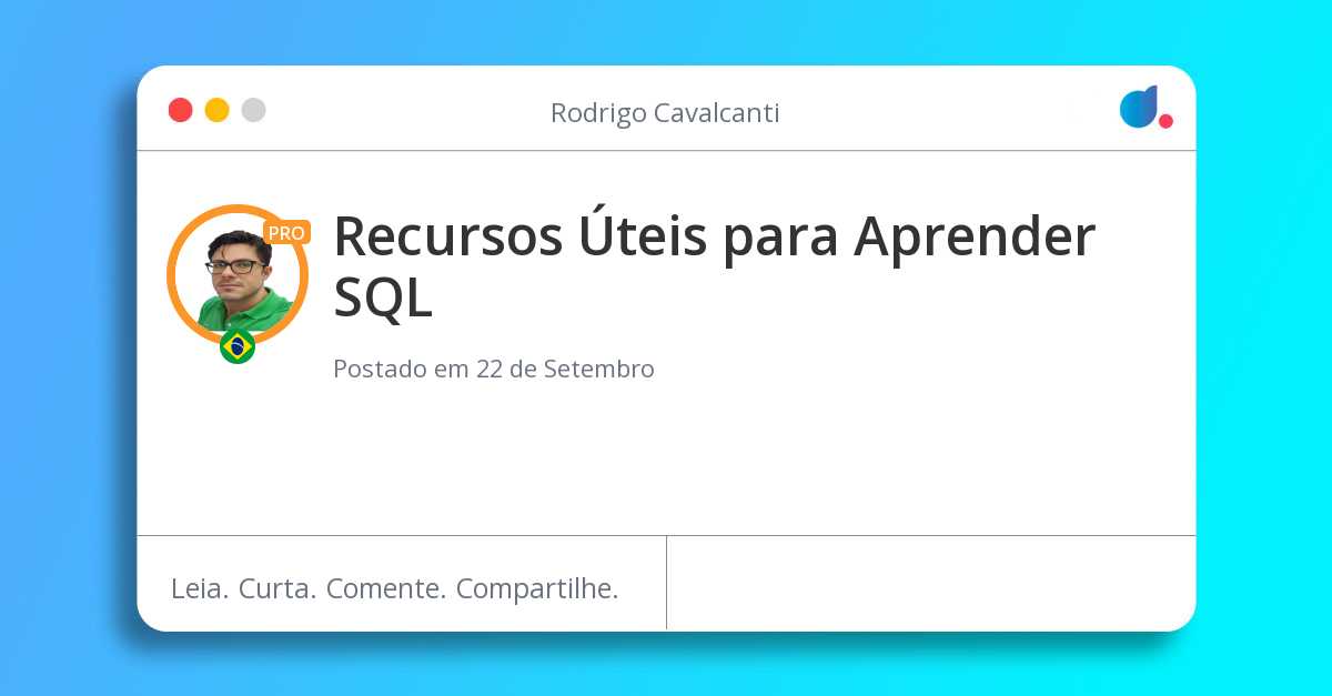 Recursos Úteis para Aprender SQL