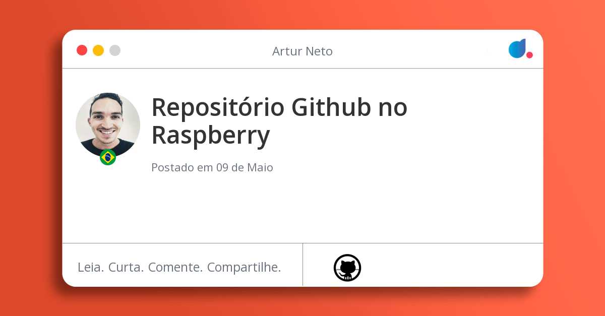 Repositório Github no Raspberry