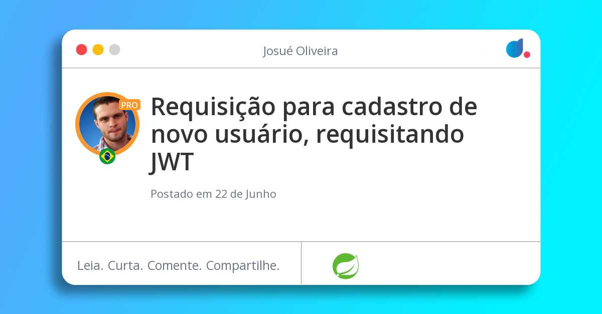 Requisição para cadastro de novo usuário do GitHub não funciona. Prof ...