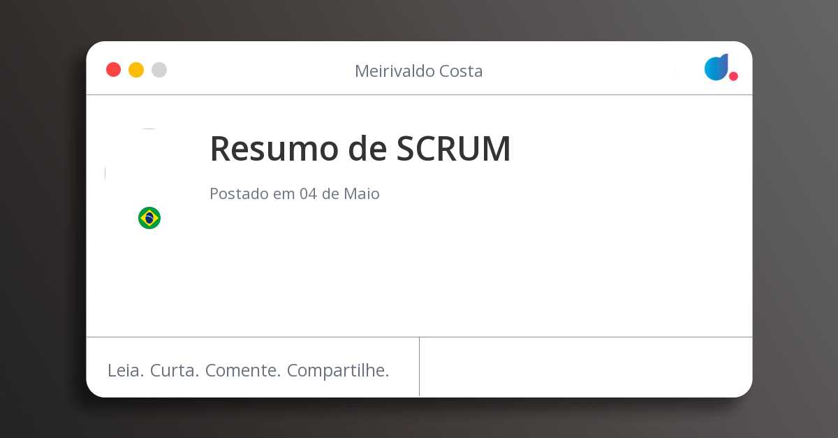 Resumo de SCRUM