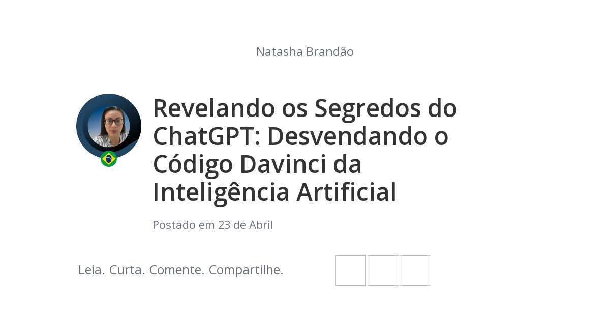 Revelando os Segredos do ChatGPT: Desvendando o Código Davinci da Inteligência Artificial