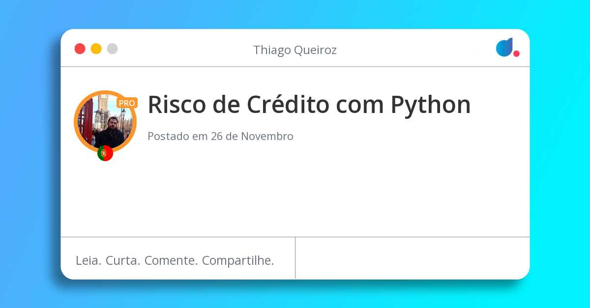 Risco de Crédito com Python