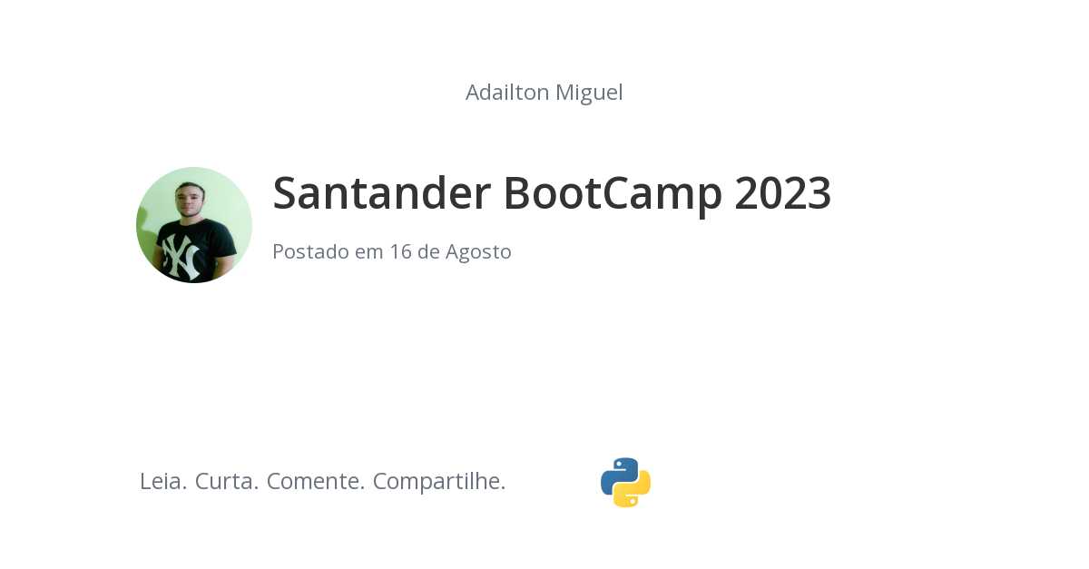 Santander BootCamp 2023