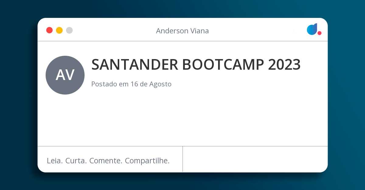 SANTANDER BOOTCAMP 2023