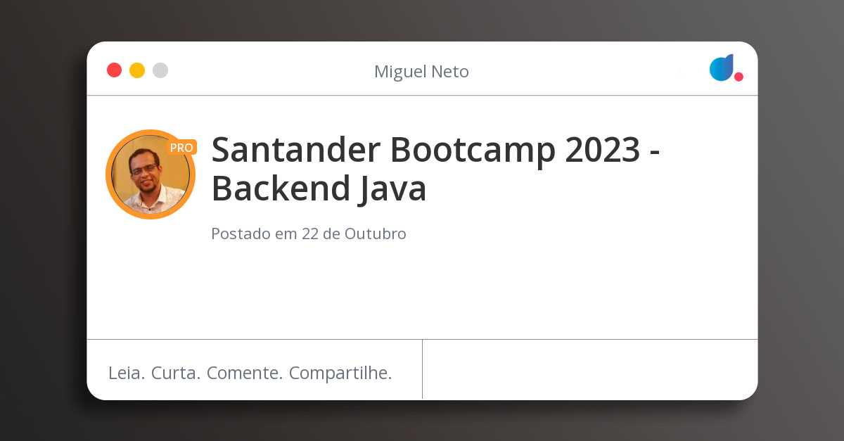 Santander Bootcamp 2023 - Backend Java