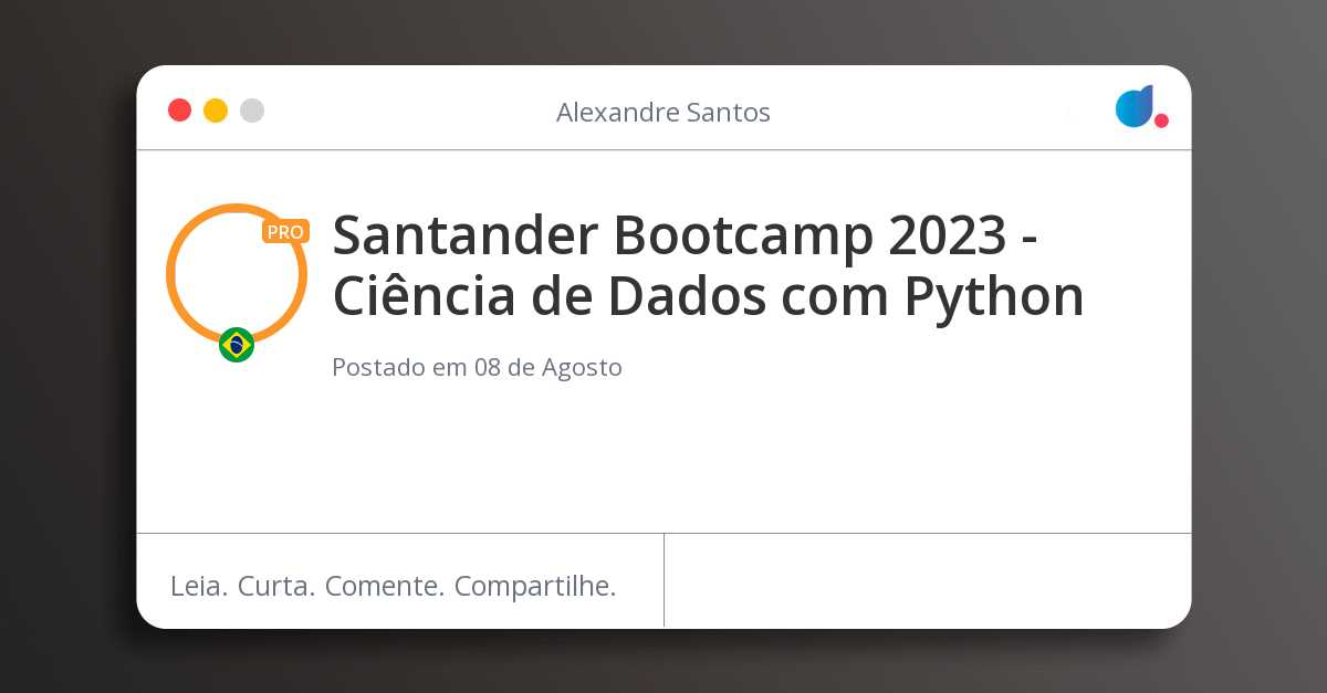 Santander Bootcamp 2023 - Ciência de Dados com Python