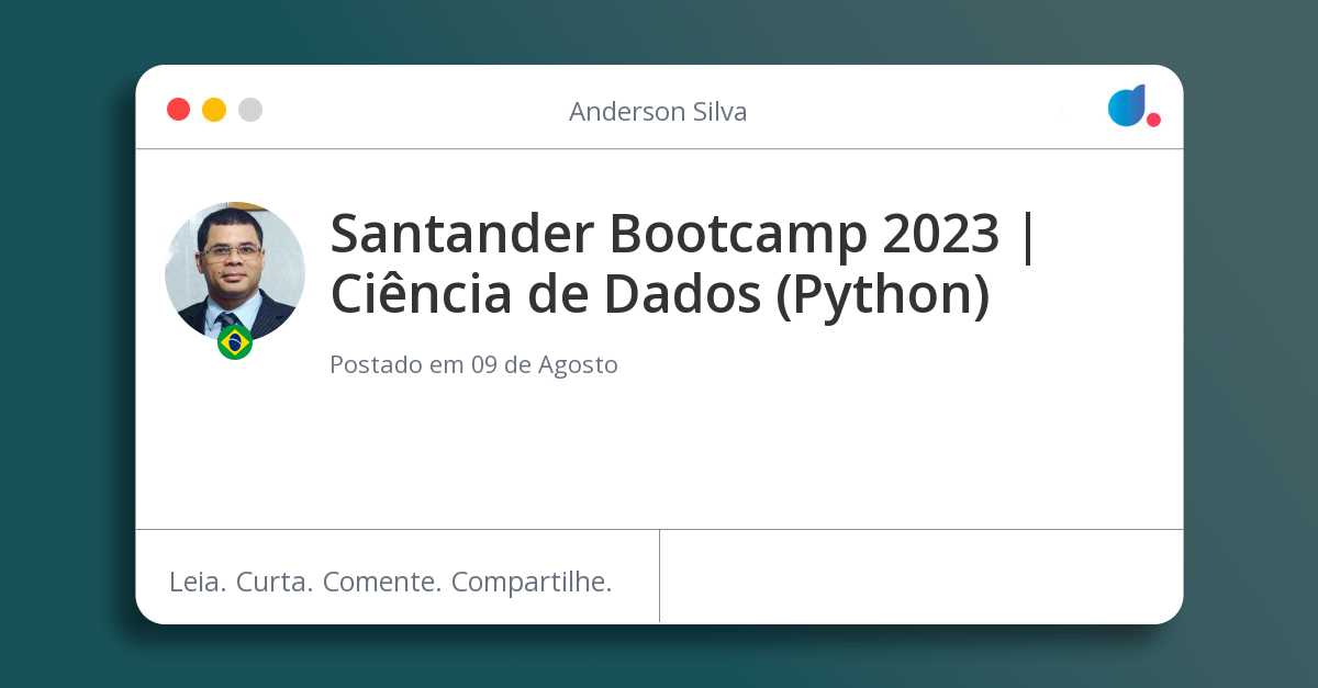 Santander Bootcamp 2023 | Ciência de Dados (Python)