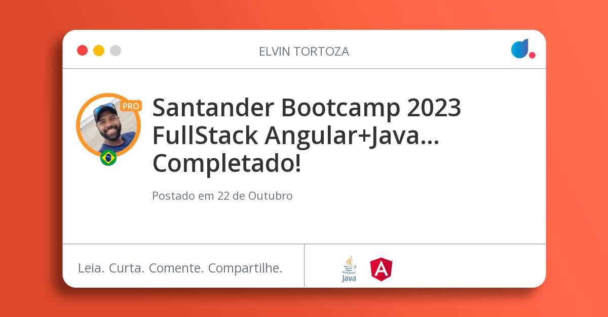 Santander Bootcamp 2023 Fullstack Angularjava Completado