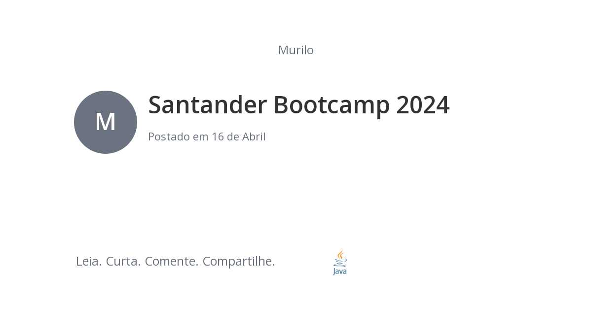 Santander Bootcamp 2024