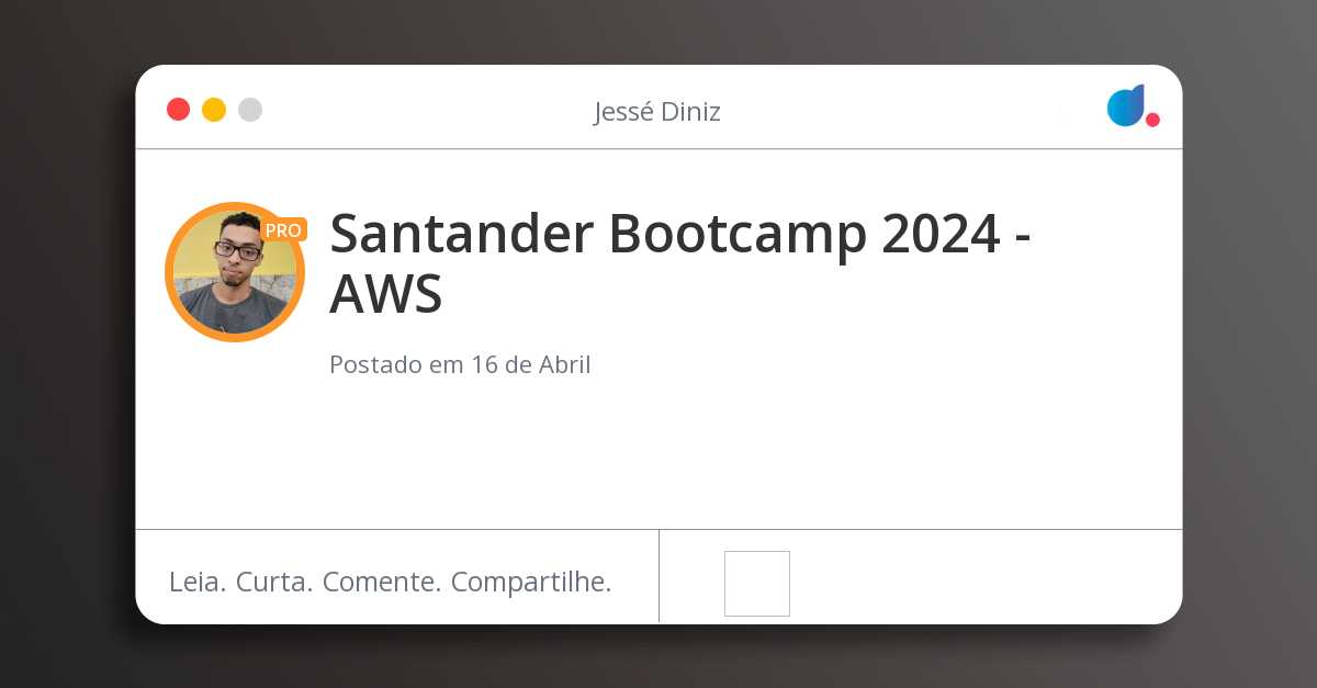 Santander Bootcamp 2024 - AWS