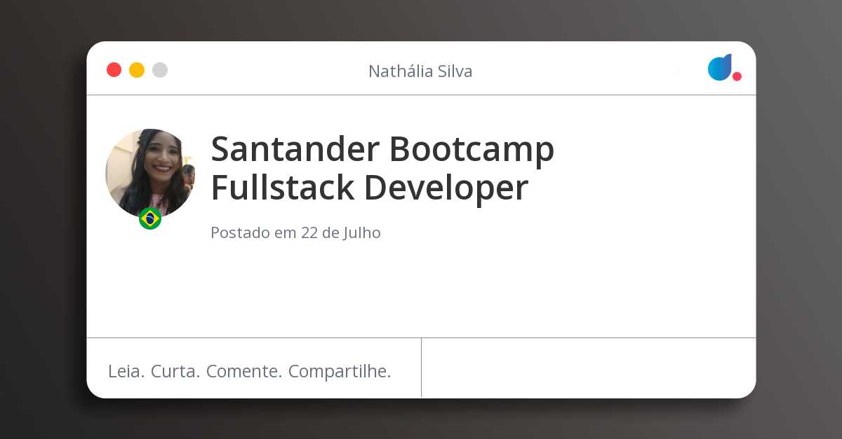 Santander Bootcamp Fullstack Developer