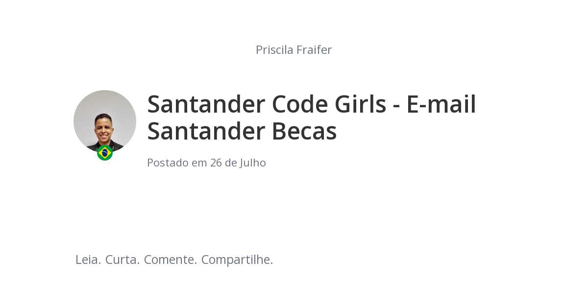 Santander Code Girls - E-mail Santander Becas