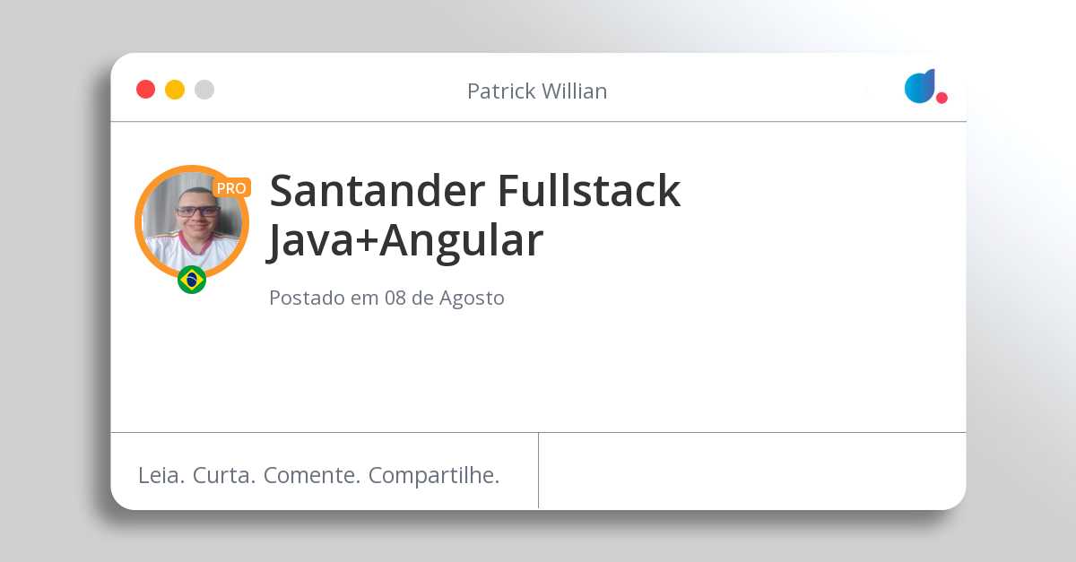 Santander Fullstack Java+Angular Santander Fullstack Java+Angular