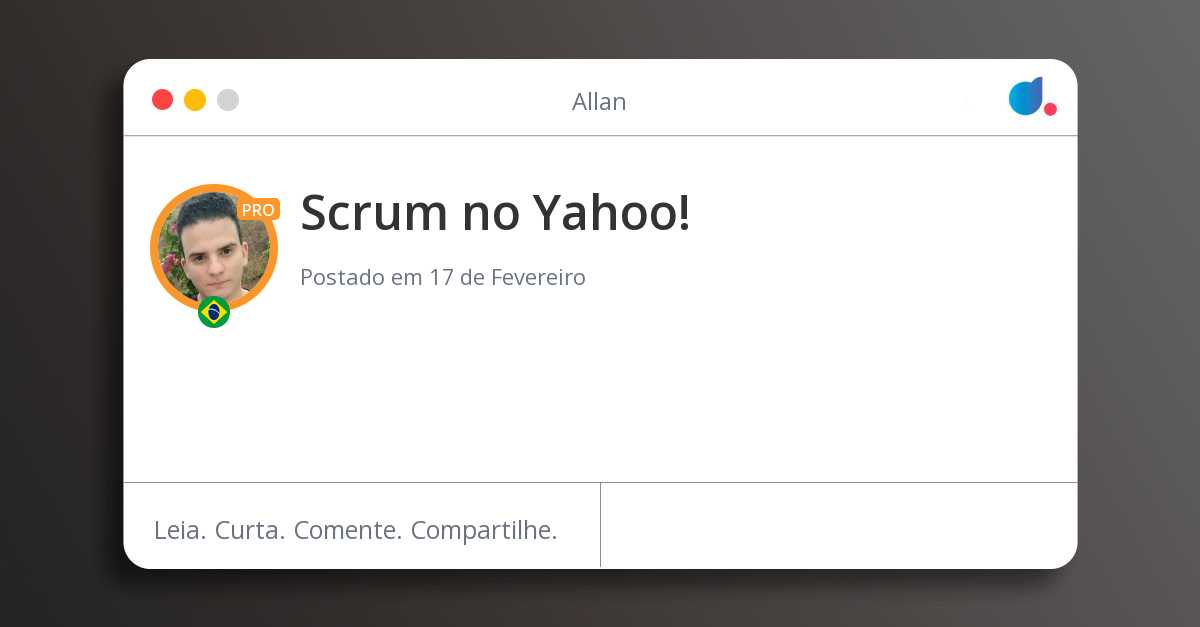 🔖 Scrum no Yahoo!