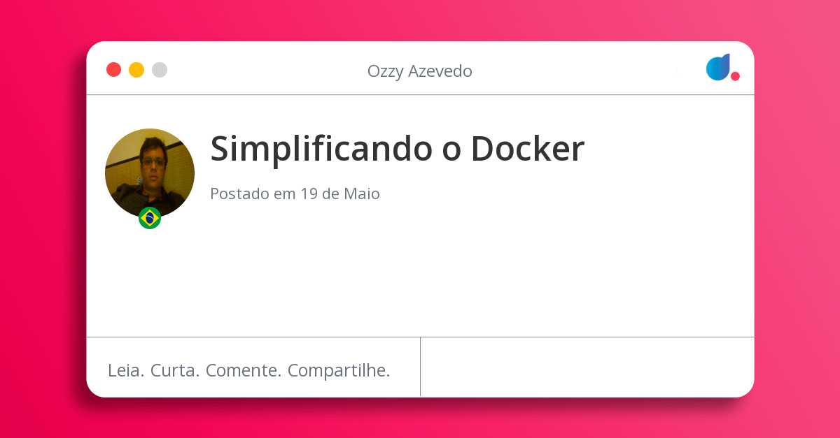 Simplificando o Docker