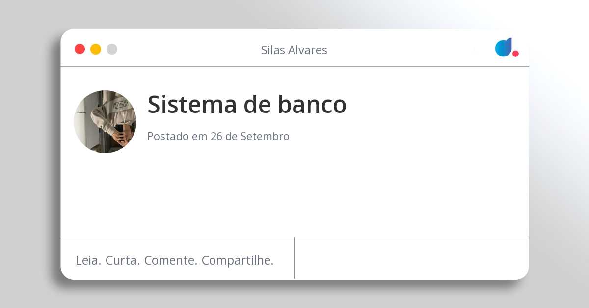 Sistema de banco