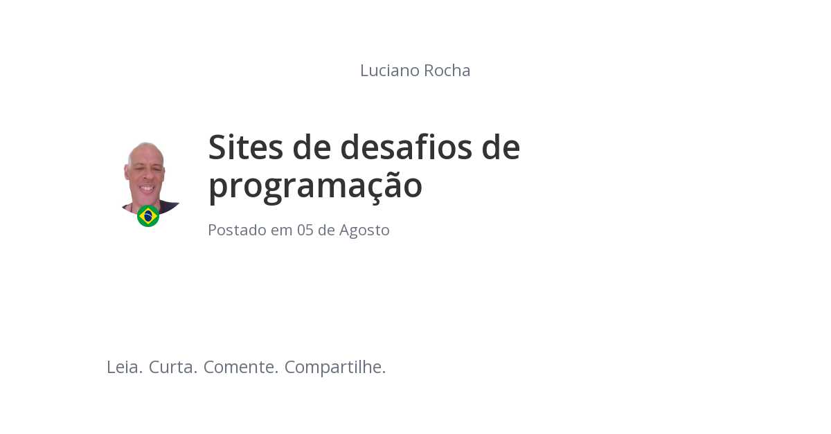 Sites de desafios de programação