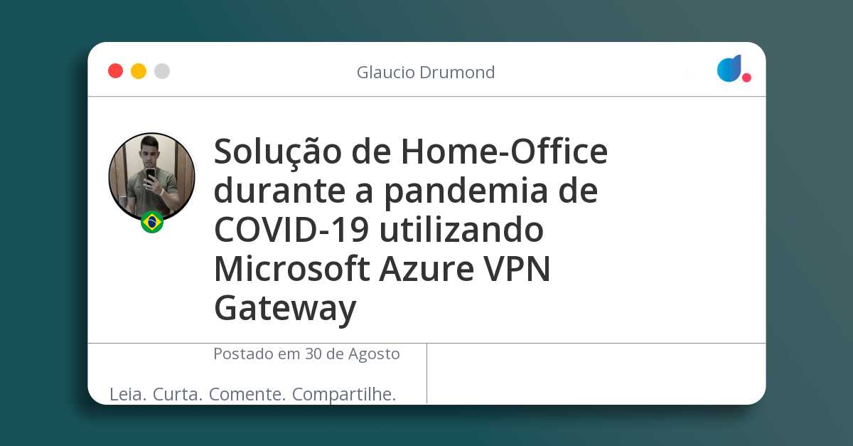 Solução de Home-Office durante a pandemia de COVID-19 utilizando ...