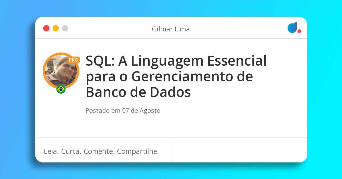 SQL: A Linguagem Essencial para o Gerenciamento de Banco de Dados