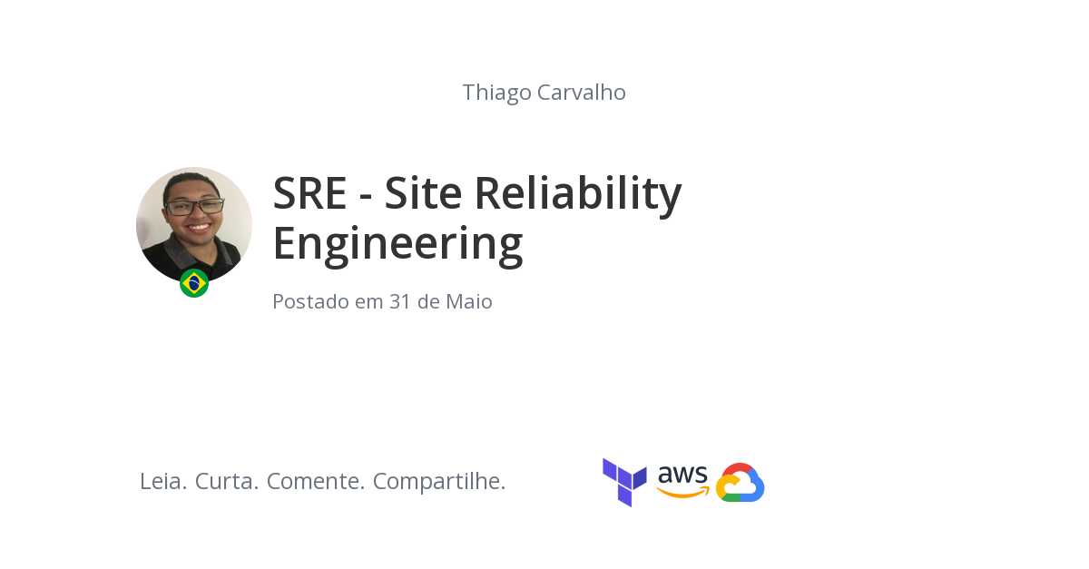 SRE - Site Reliability Engineering SRE - Site Reliability Engineering