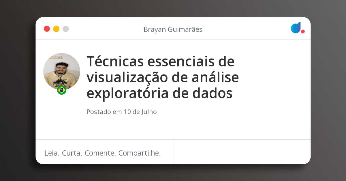 Técnicas essenciais de visualização de análise exploratória de dados