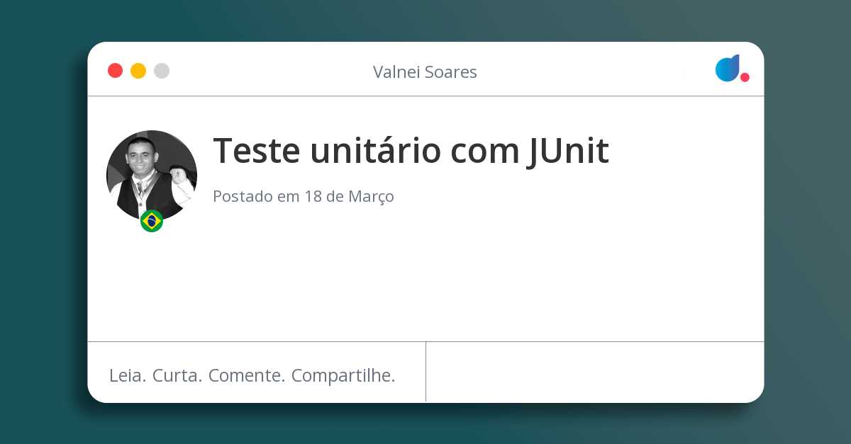 Teste unitário com JUnit