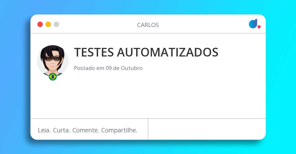TESTES AUTOMATIZADOS | CARLOS | Kotlin | DIO