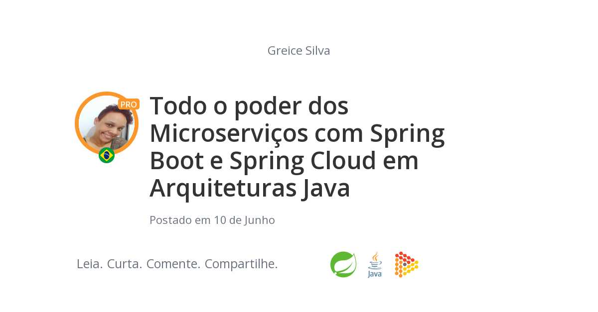 Todo o poder dos Microsserviços com Spring Boot e Spring Cloud em ...