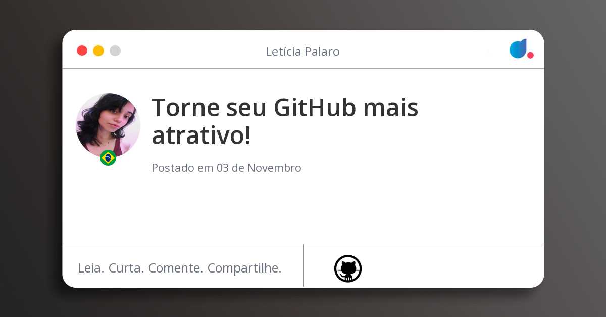 Torne seu GitHub mais atrativo!