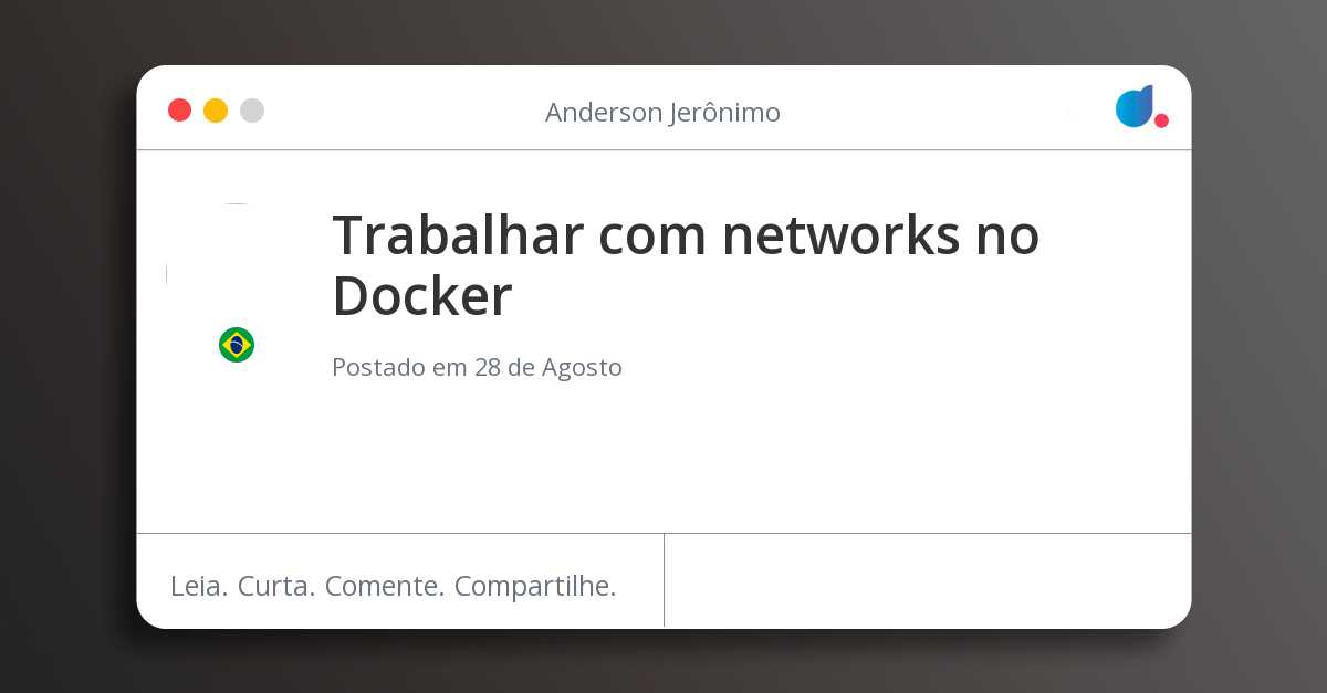 Trabalhar com networks no Docker