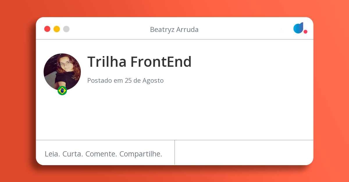 Trilha FrontEnd